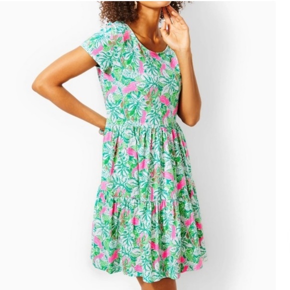 Lilly Pulitzer | Dresses | Lilly Pulitzer Geanna Short Sleeve Dress ...